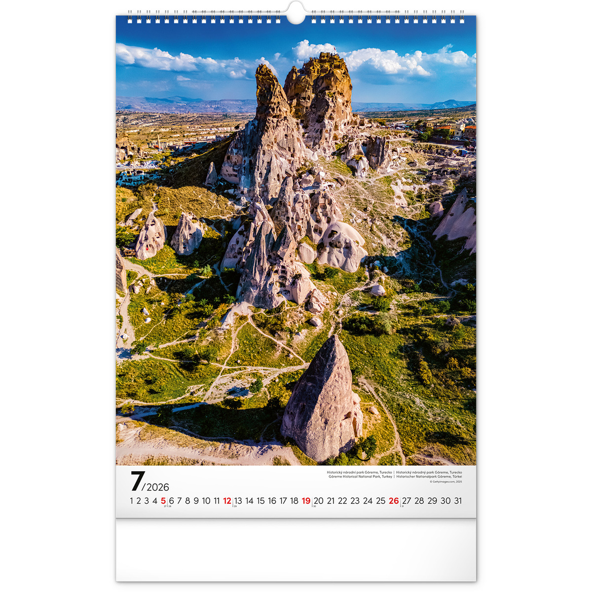 World National Parks, képes falinaptár 2026