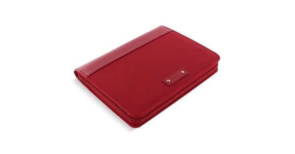 Filofax Tablet Case borító nagy Microfiber Zip piros